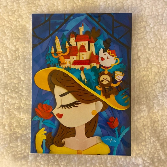 Disney | Art | Belle Art Postcard The Art Of Disney | Poshmark